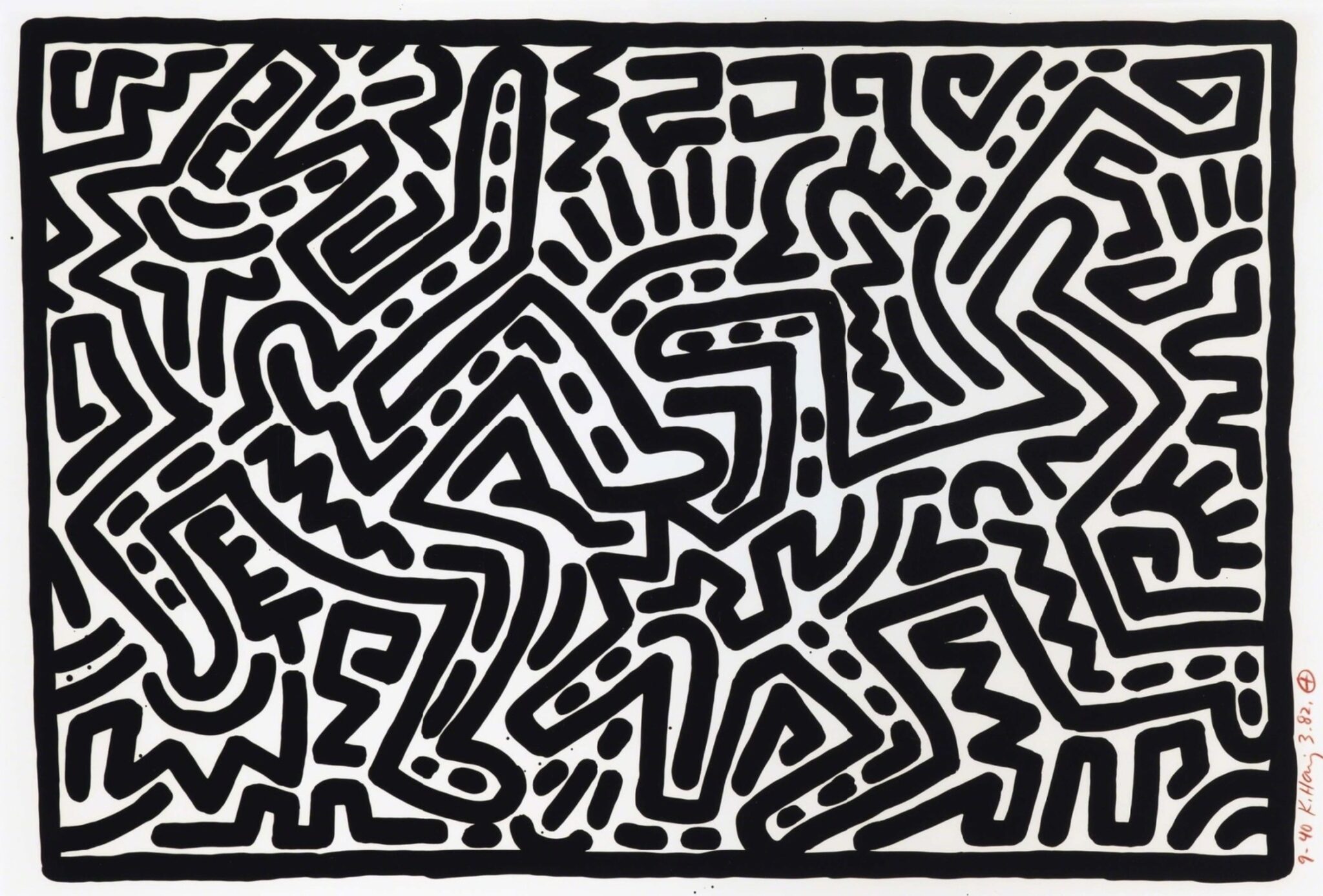 Self Portrait by Keith Haring | Haring Gallery